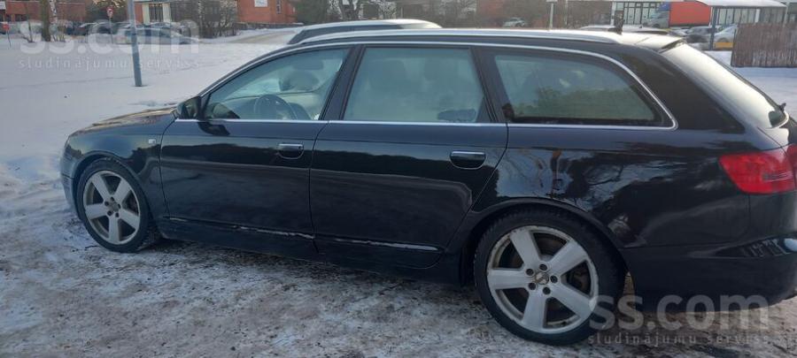 Black Audi A6 2006 in Jurmala, with an engine capacity of 2.70 L and mileage of 358 thousand km for 2160 €, photo 4 on AUTOMOTO.COM.LV