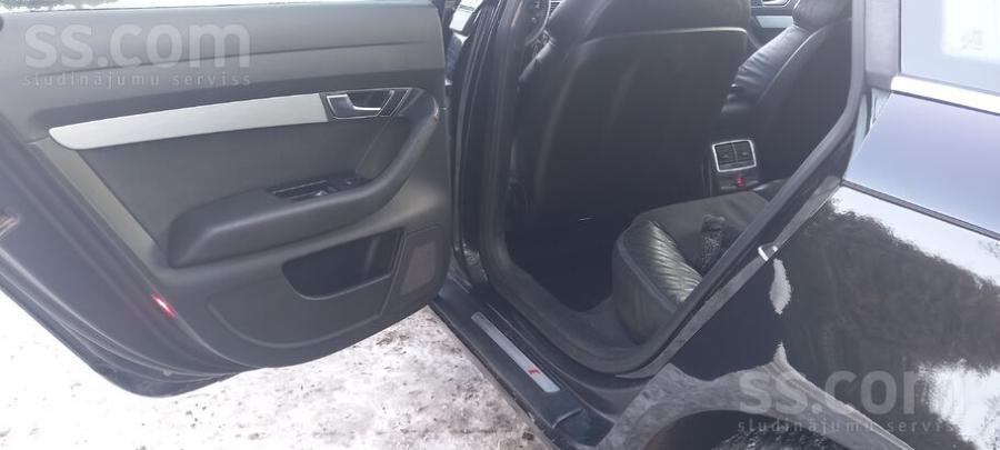 Black Audi A6 2006 in Jurmala, with an engine capacity of 2.70 L and mileage of 358 thousand km for 2160 €, photo 10 on AUTOMOTO.COM.LV