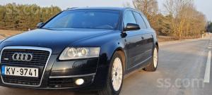 Black Audi A6 2006 in Riga, with an engine capacity of 2.70 L and mileage of 370 thousand km for 2300 €, photo  on AUTOMOTO.COM.LV