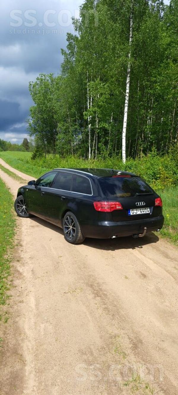 Black Audi A6 2006 in Madona, with an engine capacity of 2.70 L and mileage of 387 thousand km for 3095 €, photo 4 on AUTOMOTO.COM.LV