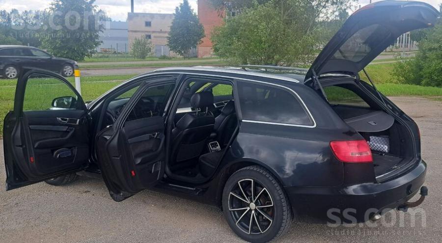 Черный Ауди А6 2006 в Мадона, объемом двигателя 2.70 л и пробегом 387 тыс. км за 3095 €, фото 8 на AUTOMOTO.COM.LV