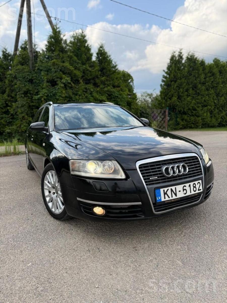 Melns Audi A6 2006 Rīga, ar dzinēja tilpumu 3.00 L un nobraukumu 370 tūkst. km par 2900 €, foto 1 vietnē AUTOMOTO.COM.LV
