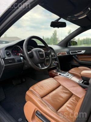 Melns Audi A6 2006 Rīga, ar dzinēja tilpumu 3.00 L un nobraukumu 370 tūkst. km par 2900 €, foto 12 vietnē AUTOMOTO.COM.LV