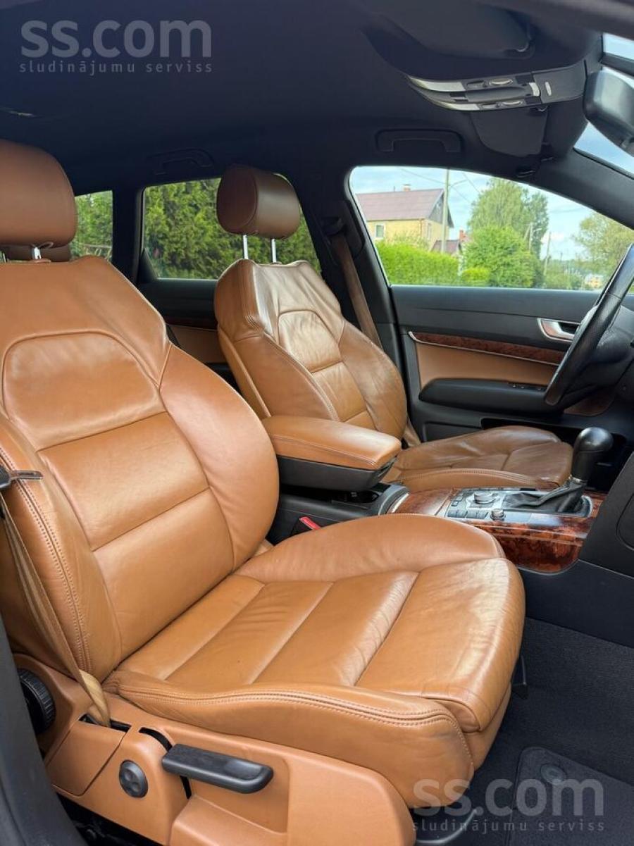 Melns Audi A6 2006 Rīga, ar dzinēja tilpumu 3.00 L un nobraukumu 370 tūkst. km par 2900 €, foto 13 vietnē AUTOMOTO.COM.LV