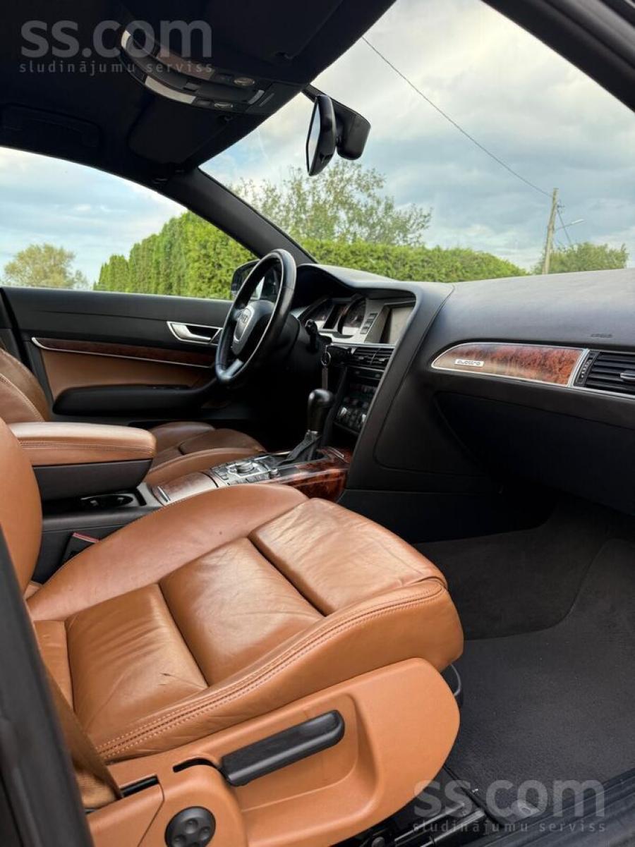 Melns Audi A6 2006 Rīga, ar dzinēja tilpumu 3.00 L un nobraukumu 370 tūkst. km par 2900 €, foto 14 vietnē AUTOMOTO.COM.LV