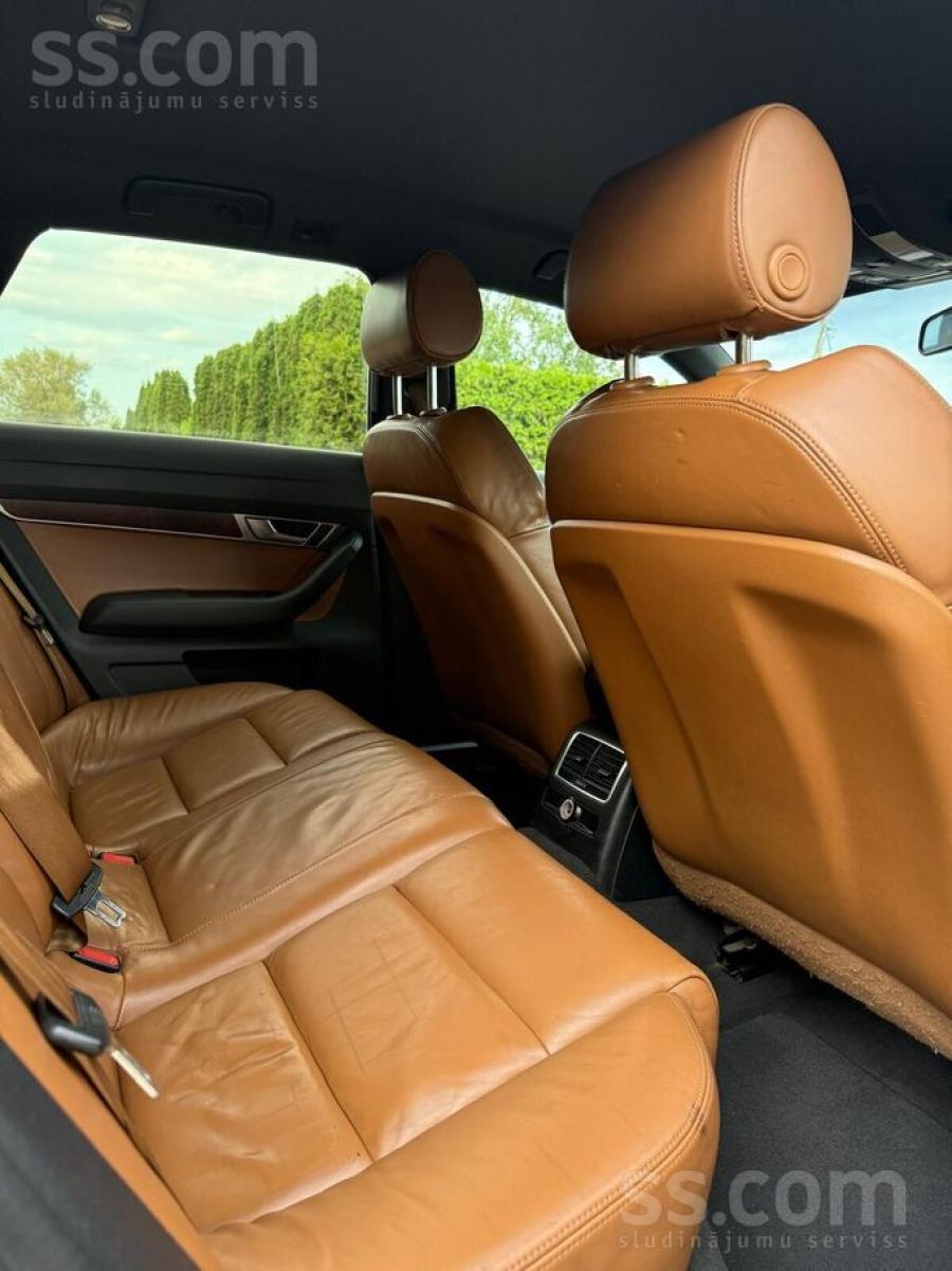 Melns Audi A6 2006 Rīga, ar dzinēja tilpumu 3.00 L un nobraukumu 370 tūkst. km par 2900 €, foto 18 vietnē AUTOMOTO.COM.LV
