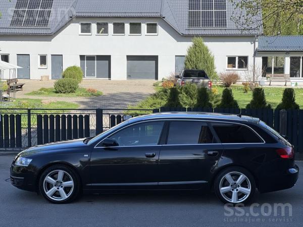 Black Audi A6 2006 in Jekabpils, with an engine capacity of 2.70 L and mileage of 331 thousand km for 3990 €, photo 6 on AUTOMOTO.COM.LV
