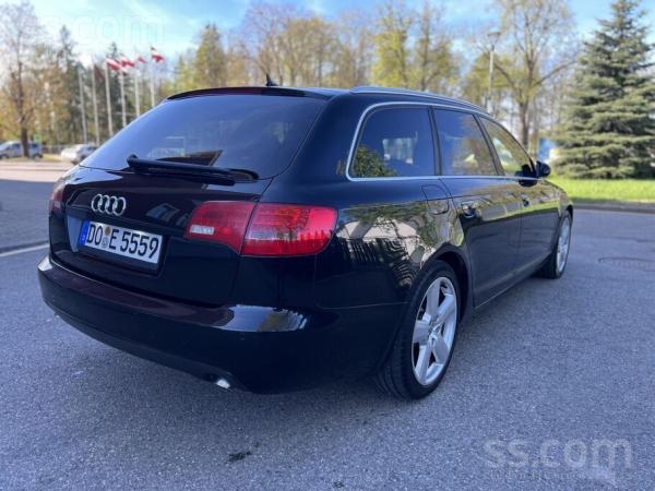 Black Audi A6 2006 in Jekabpils, with an engine capacity of 2.70 L and mileage of 331 thousand km for 3990 €, photo 8 on AUTOMOTO.COM.LV