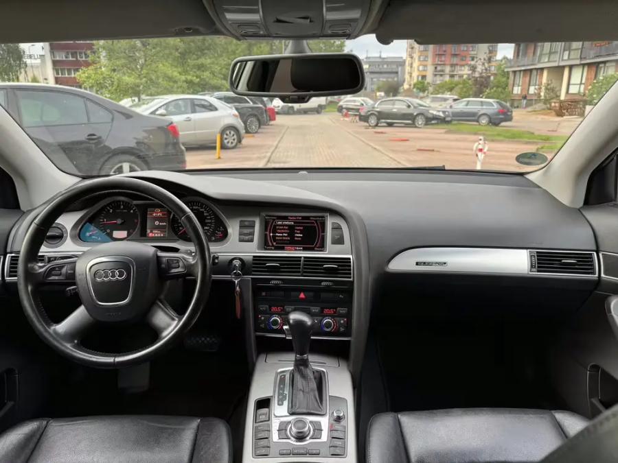 Black Audi A6 2006 in Riga, with an engine capacity of 3.00 L and mileage of 313 thousand km for 2990 €, photo 9 on AUTOMOTO.COM.LV