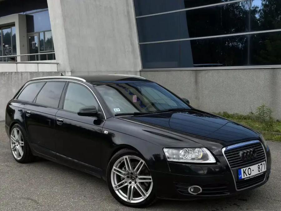 Black Audi A6 2006 in Riga, with an engine capacity of 3.00 L and mileage of 317 thousand km for 3290 €, photo 1 on AUTOMOTO.COM.LV