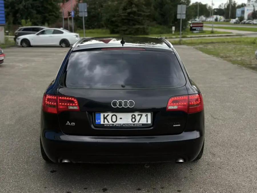 Black Audi A6 2006 in Riga, with an engine capacity of 3.00 L and mileage of 317 thousand km for 3290 €, photo 5 on AUTOMOTO.COM.LV