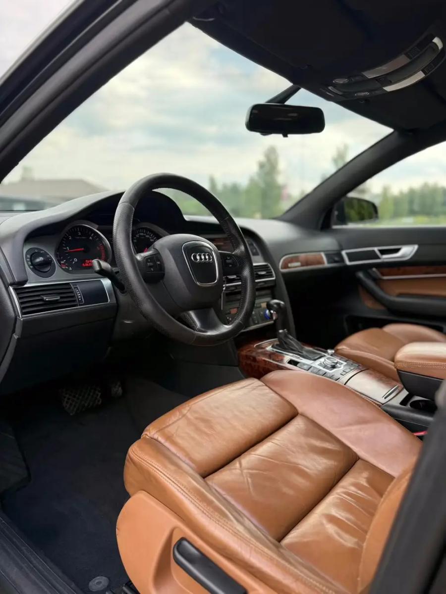 Black Audi A6 2006 in Riga, with an engine capacity of 3.00 L and mileage of 370 thousand km for 2900 €, photo 12 on AUTOMOTO.COM.LV