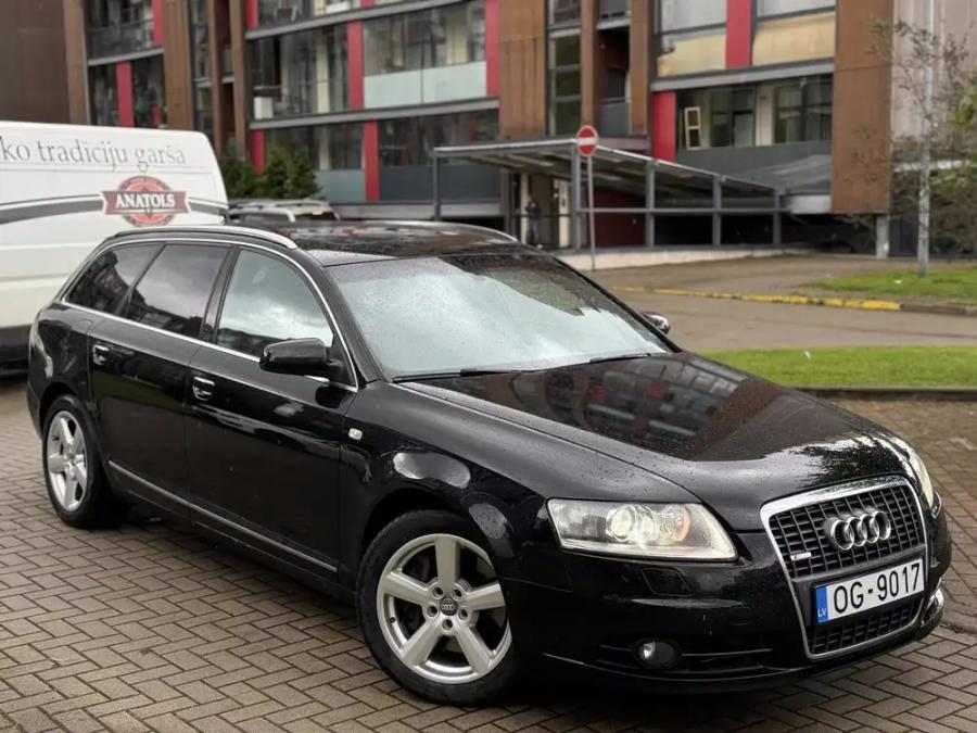 Black Audi A6 2006 in Riga, with an engine capacity of 3.00 L and mileage of 267 thousand km for 4690 €, photo 1 on AUTOMOTO.COM.LV
