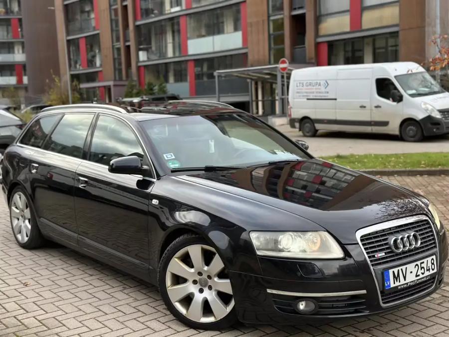 Black Audi A6 2006 in Riga, with an engine capacity of 3.00 L and mileage of 289 thousand km for 4390 €, photo 1 on AUTOMOTO.COM.LV