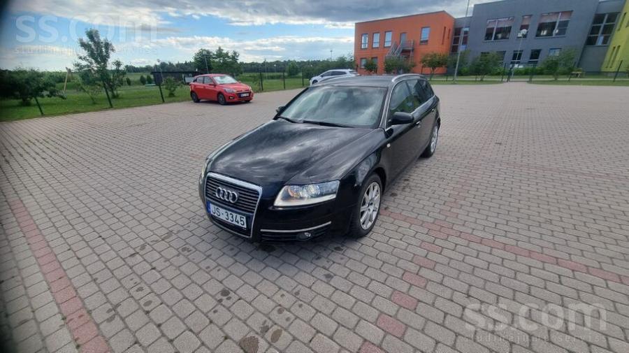 Черный Ауди А6 2006 в Рига, объемом двигателя 3.00 л и пробегом 442 тыс. км за 1000 €, фото 1 на AUTOMOTO.COM.LV