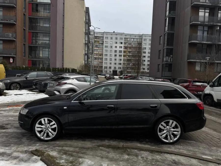 Black Audi A6 2006 in Riga, with an engine capacity of 3.00 L and mileage of 396 thousand km for 4990 €, photo 4 on AUTOMOTO.COM.LV