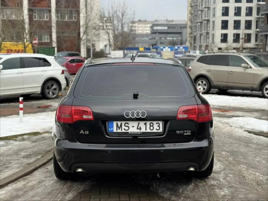 Black Audi A6 2006 in Riga, with an engine capacity of 3.00 L and mileage of 396 thousand km for 4990 €, photo 5 on AUTOMOTO.COM.LV