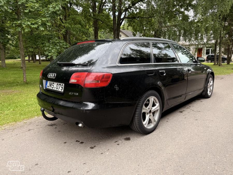 Black Audi A6 2006 in Panevezys, with an engine capacity of 2.70 L and mileage of 294 thousand km for 2000 €, photo 7 on AUTOMOTO.COM.LV