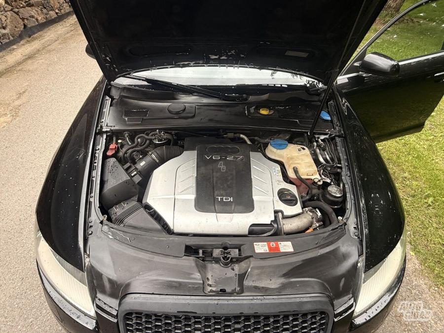 Black Audi A6 2006 in Panevezys, with an engine capacity of 2.70 L and mileage of 294 thousand km for 2000 €, photo 20 on AUTOMOTO.COM.LV