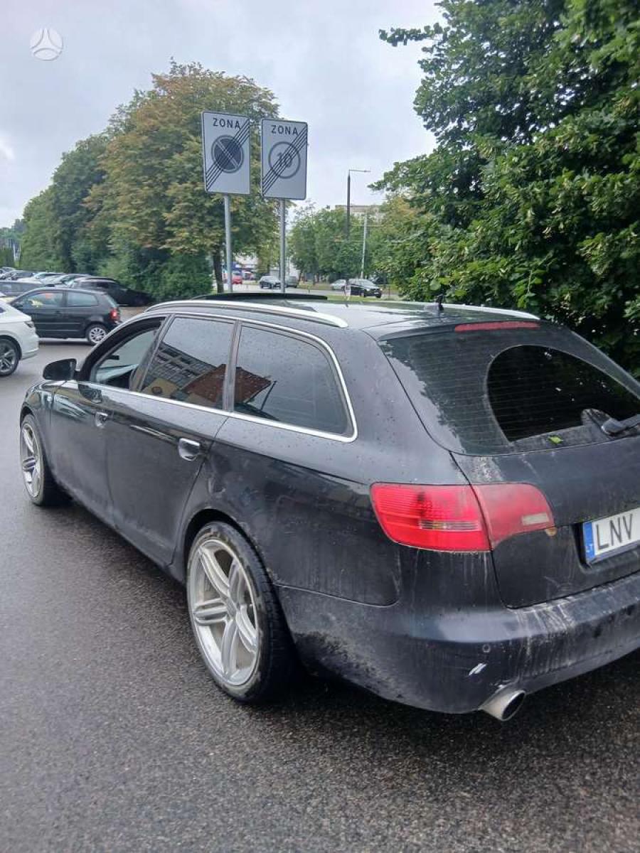 Black Audi A6 2006 in Vilnius, with an engine capacity of 2.97 L and mileage of 340 thousand km for 3000 €, photo 4 on AUTOMOTO.COM.LV