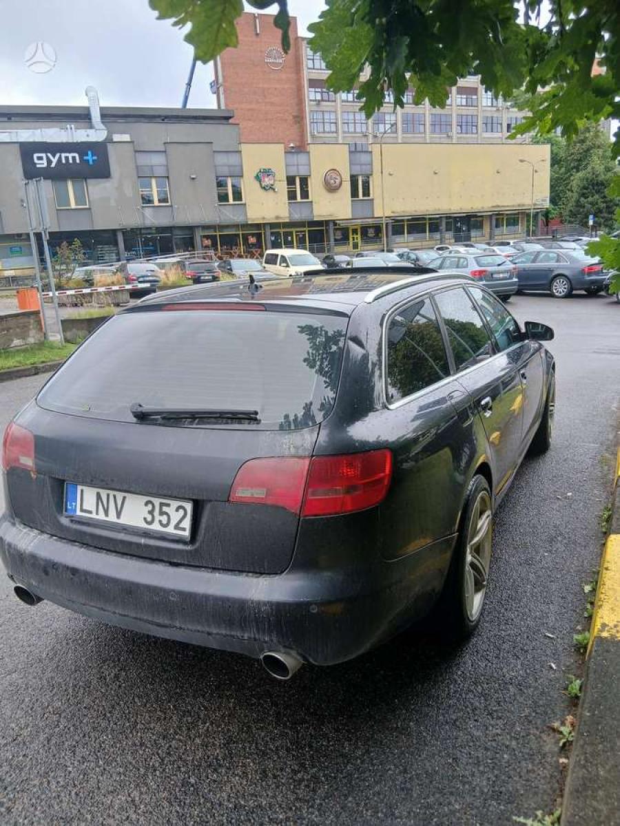 Black Audi A6 2006 in Vilnius, with an engine capacity of 2.97 L and mileage of 340 thousand km for 3000 €, photo 5 on AUTOMOTO.COM.LV