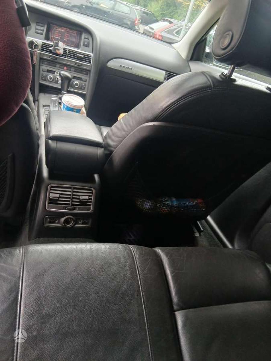 Black Audi A6 2006 in Vilnius, with an engine capacity of 2.97 L and mileage of 340 thousand km for 3000 €, photo 6 on AUTOMOTO.COM.LV