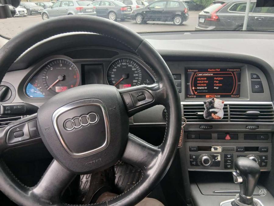 Black Audi A6 2006 in Vilnius, with an engine capacity of 2.97 L and mileage of 340 thousand km for 3000 €, photo 7 on AUTOMOTO.COM.LV