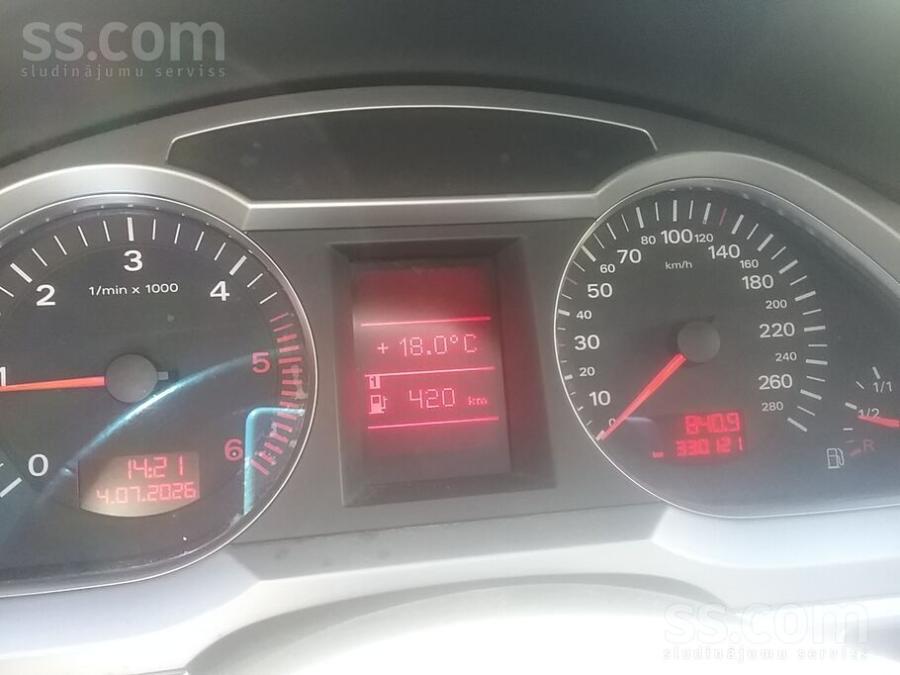 Черный Ауди А6 2006 в Екабпилс, объемом двигателя 2.00 л и пробегом 340 тыс. км за 2450 €, фото 7 на AUTOMOTO.COM.LV