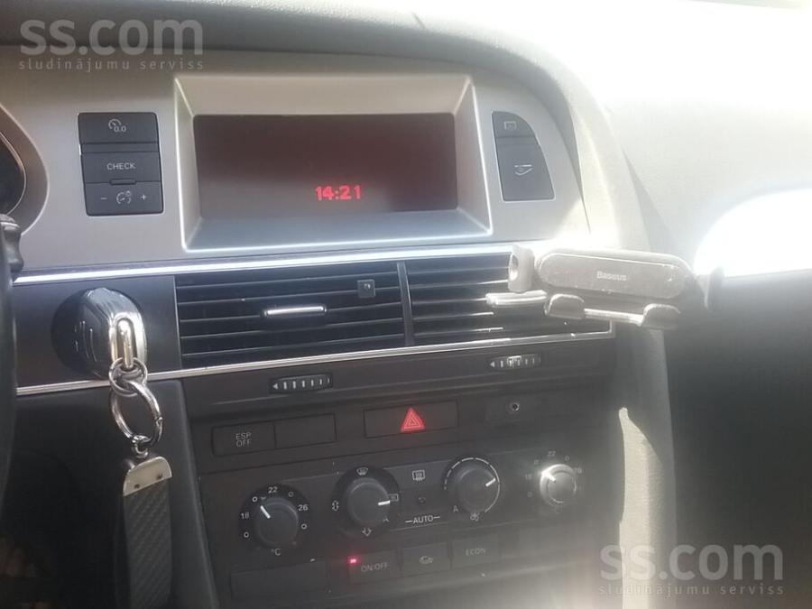 Черный Ауди А6 2006 в Екабпилс, объемом двигателя 2.00 л и пробегом 340 тыс. км за 2450 €, фото 9 на AUTOMOTO.COM.LV