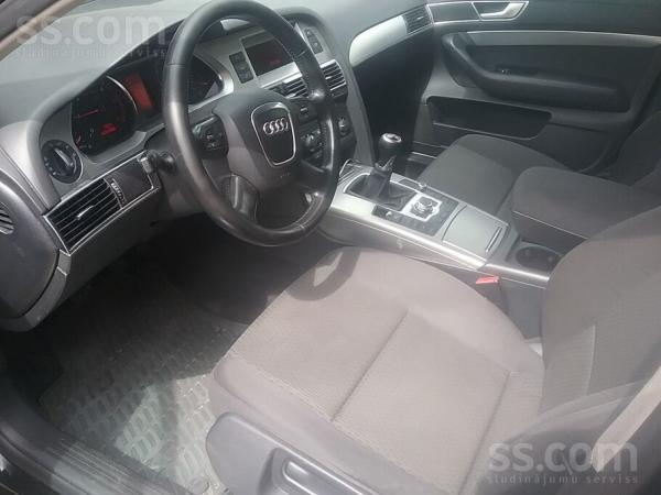 Black Audi A6 2006 in Jekabpils, with an engine capacity of 2.00 L and mileage of 340 thousand km for 2450 €, photo 9 on AUTOMOTO.COM.LV