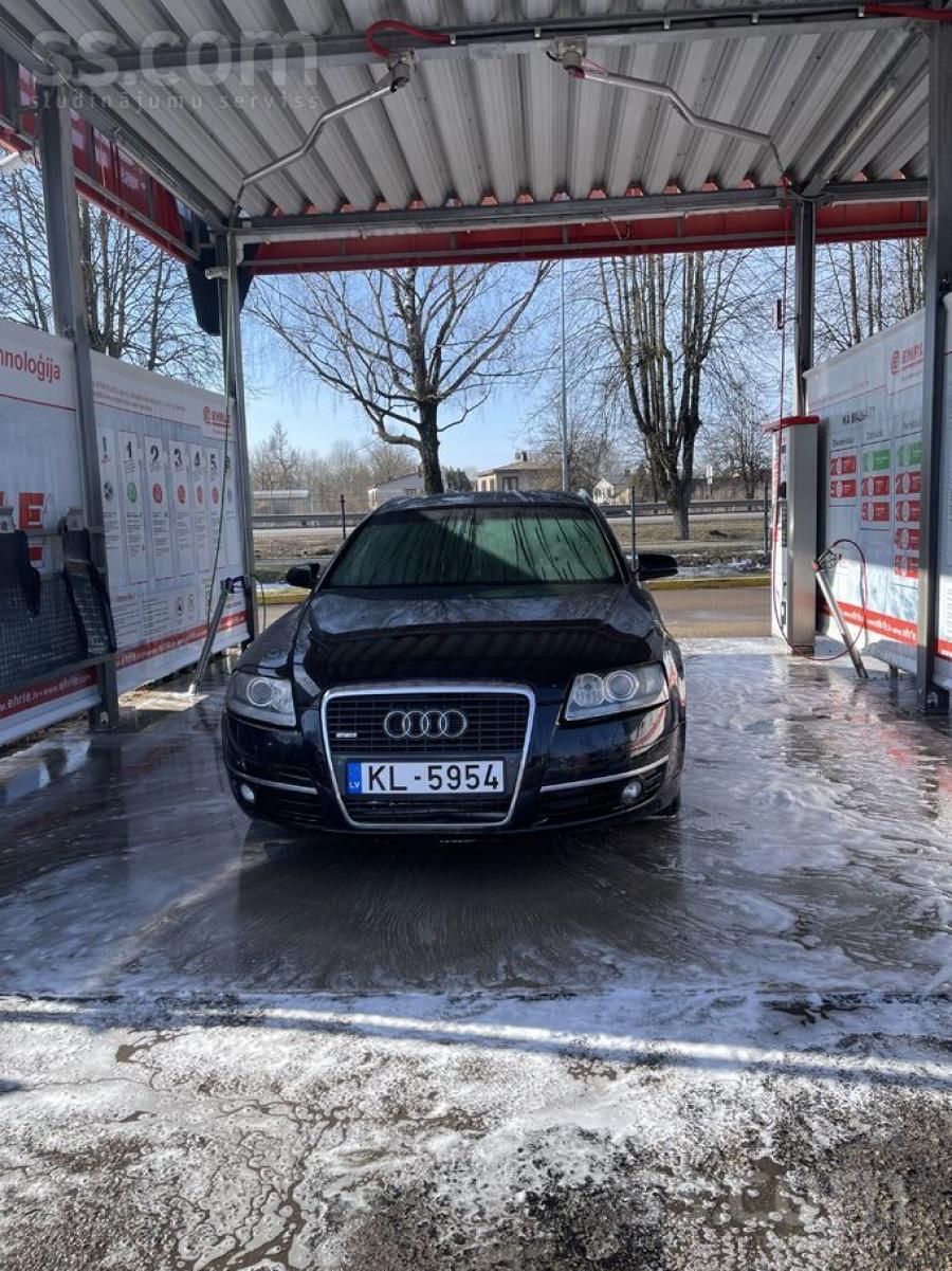 Black Audi A6 2006 in Riga, with an engine capacity of 2.00 L and mileage of 350 thousand km for 2700 €, photo 4 on AUTOMOTO.COM.LV
