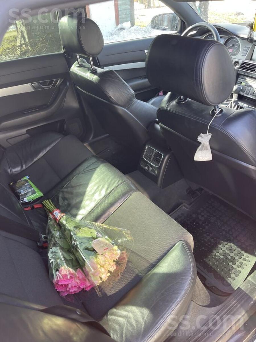 Black Audi A6 2006 in Riga, with an engine capacity of 2.00 L and mileage of 350 thousand km for 2700 €, photo 11 on AUTOMOTO.COM.LV