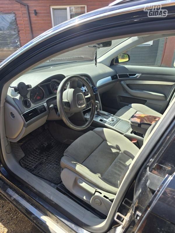 Black Audi A6 2006 in Kupiskis, with an engine capacity of 2.00 L and mileage of 358 thousand km for 2300 €, photo 6 on AUTOMOTO.COM.LV