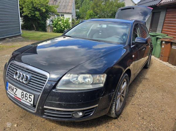 Black Audi A6 2006 in Kupiskis, with an engine capacity of 1.97 L and mileage of 358 thousand km for 2300 €, photo 2 on AUTOMOTO.COM.LV