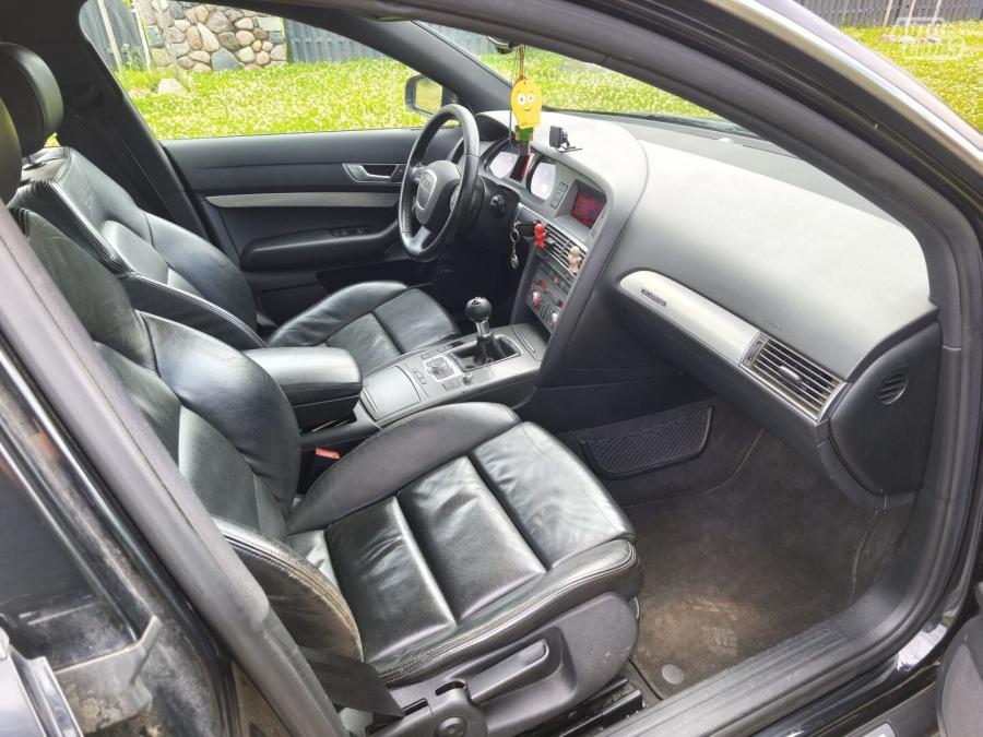Black Audi A6 2006 in Vilnius, with an engine capacity of 3.00 L and mileage of 365 thousand km for 2400 €, photo 6 on AUTOMOTO.COM.LV