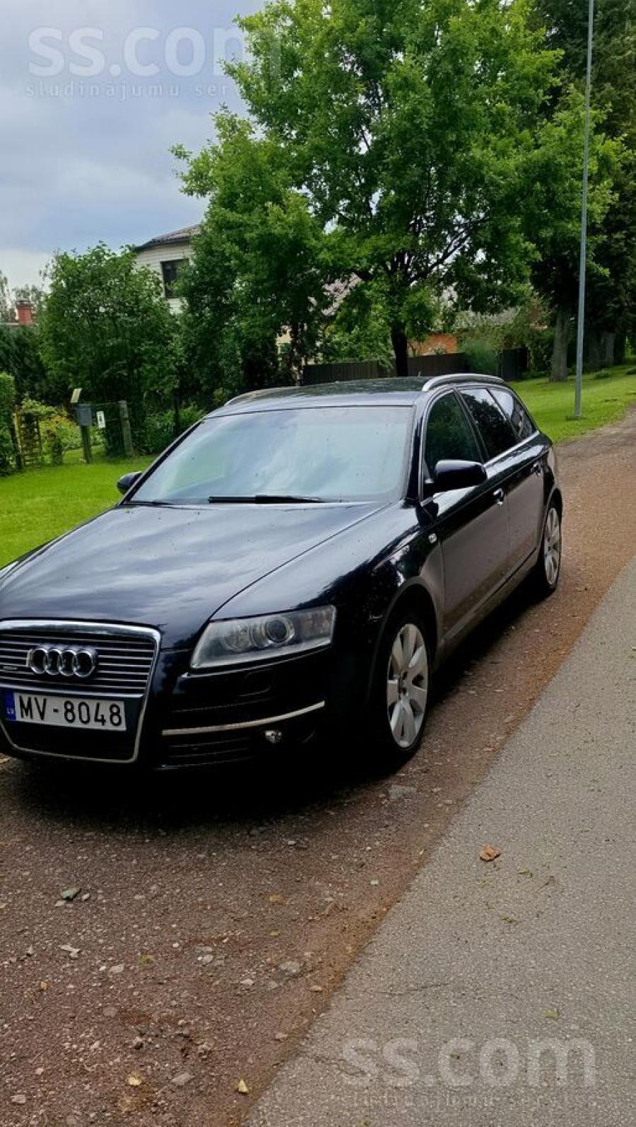 Black Audi A6 2006 in Jekabpils, with an engine capacity of 2.70 L and mileage of 393 thousand km for 2400 €, photo 1 on AUTOMOTO.COM.LV