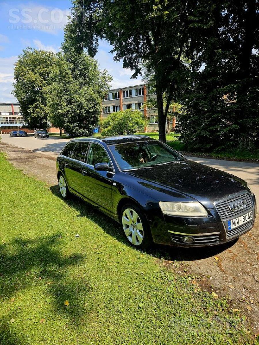Black Audi A6 2006 in Jekabpils, with an engine capacity of 2.70 L and mileage of 393 thousand km for 2400 €, photo 3 on AUTOMOTO.COM.LV