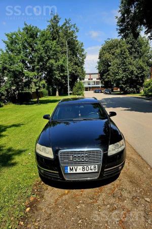 Black Audi A6 2006 in Jekabpils, with an engine capacity of 2.70 L and mileage of 393 thousand km for 2400 €, photo 4 on AUTOMOTO.COM.LV