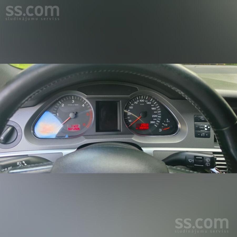 Black Audi A6 2006 in Jekabpils, with an engine capacity of 2.70 L and mileage of 393 thousand km for 2400 €, photo 12 on AUTOMOTO.COM.LV