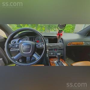 Black Audi A6 2006 in Jekabpils, with an engine capacity of 2.70 L and mileage of 393 thousand km for 2400 €, photo 13 on AUTOMOTO.COM.LV