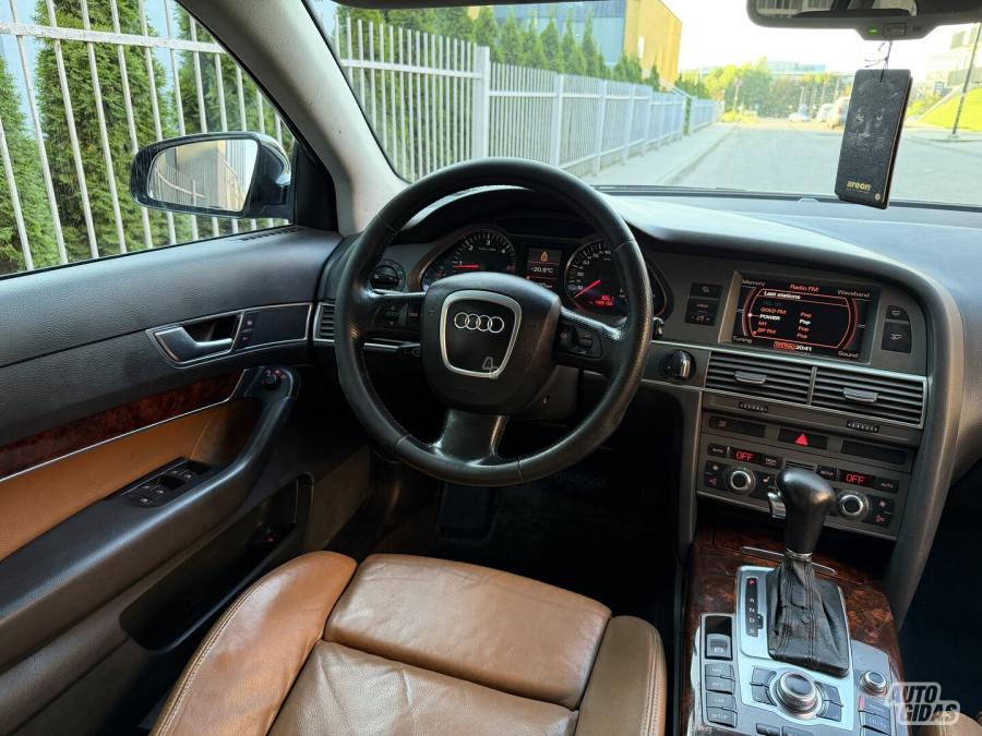 Black Audi A6 2006 in Vilnius, with an engine capacity of 3.00 L and mileage of 480 thousand km for 1999 €, photo 10 on AUTOMOTO.COM.LV
