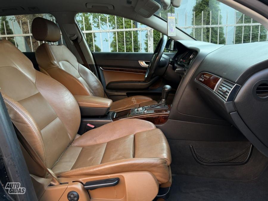 Black Audi A6 2006 in Vilnius, with an engine capacity of 3.00 L and mileage of 480 thousand km for 1999 €, photo 14 on AUTOMOTO.COM.LV