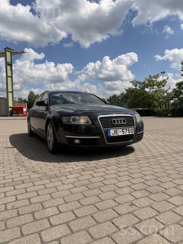 Black Audi A6 2006 in Jelgava, with an engine capacity of 2.70 L and mileage of 385 thousand km for 2900 €, photo 2 on AUTOMOTO.COM.LV