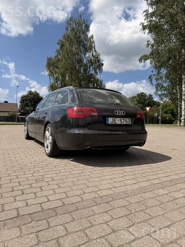 Black Audi A6 2006 in Jelgava, with an engine capacity of 2.70 L and mileage of 385 thousand km for 2900 €, photo 5 on AUTOMOTO.COM.LV