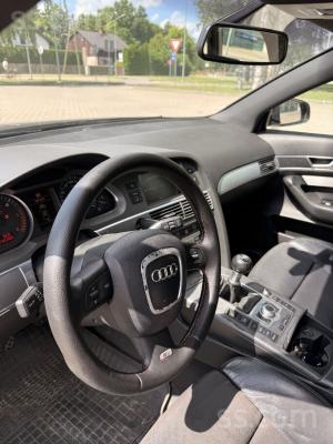 Black Audi A6 2006 in Jelgava, with an engine capacity of 2.70 L and mileage of 385 thousand km for 2900 €, photo 8 on AUTOMOTO.COM.LV