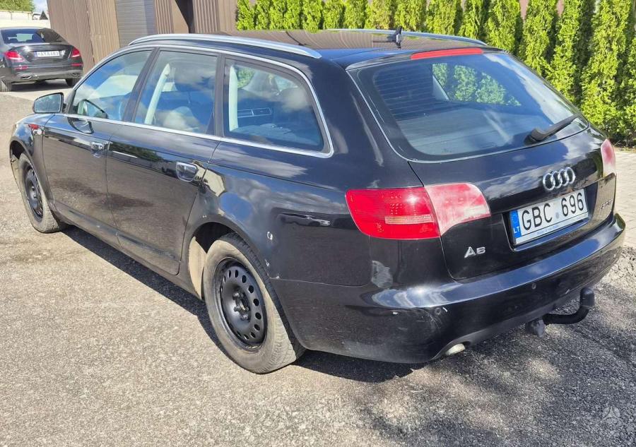 Черный Ауди А6 2006 в Вильнюс, объемом двигателя 1.97 л и пробегом 299 тыс. км за 950 €, фото 4 на AUTOMOTO.COM.LV