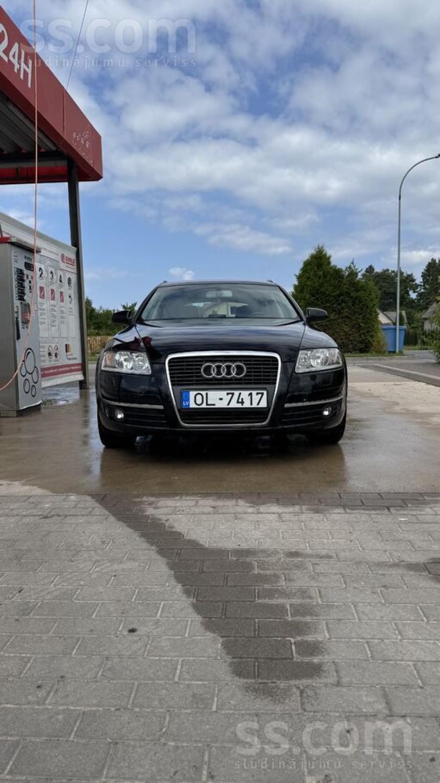 Black Audi A6 2006 in Riga, with an engine capacity of 2.40 L and mileage of 243 thousand km for 3200 €, photo 1 on AUTOMOTO.COM.LV