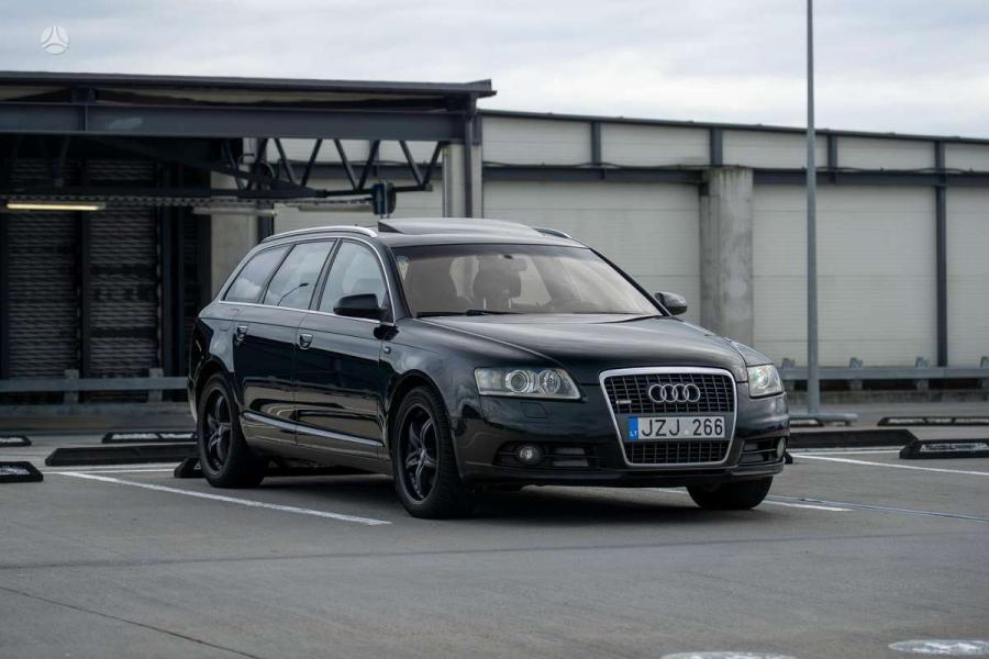 Melns Audi A6 2006 Kauņa, ar dzinēja tilpumu 2.97 L un nobraukumu 368 tūkst. km par 4600 €, foto 1 vietnē AUTOMOTO.COM.LV