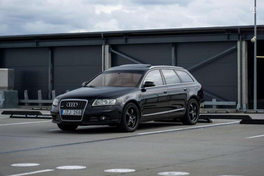 Melns Audi A6 2006 Kauņa, ar dzinēja tilpumu 2.97 L un nobraukumu 368 tūkst. km par 4600 €, foto 3 vietnē AUTOMOTO.COM.LV