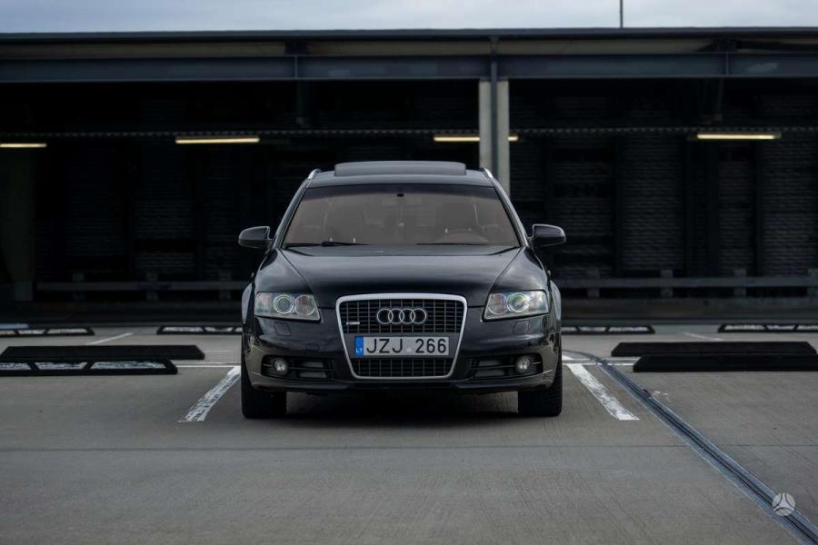 Melns Audi A6 2006 Kauņa, ar dzinēja tilpumu 2.97 L un nobraukumu 368 tūkst. km par 4600 €, foto 4 vietnē AUTOMOTO.COM.LV